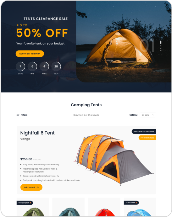 GemPages Solution - Collection Pages