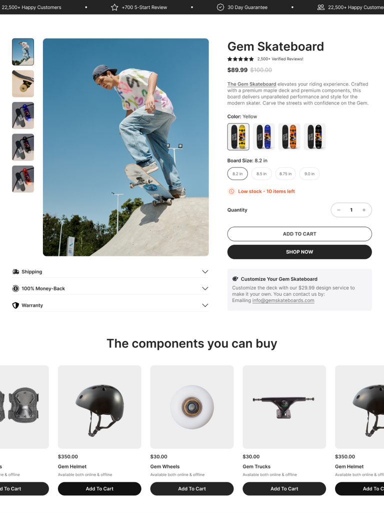GemPages | Conversion-focused Storefront Builder for Shopify